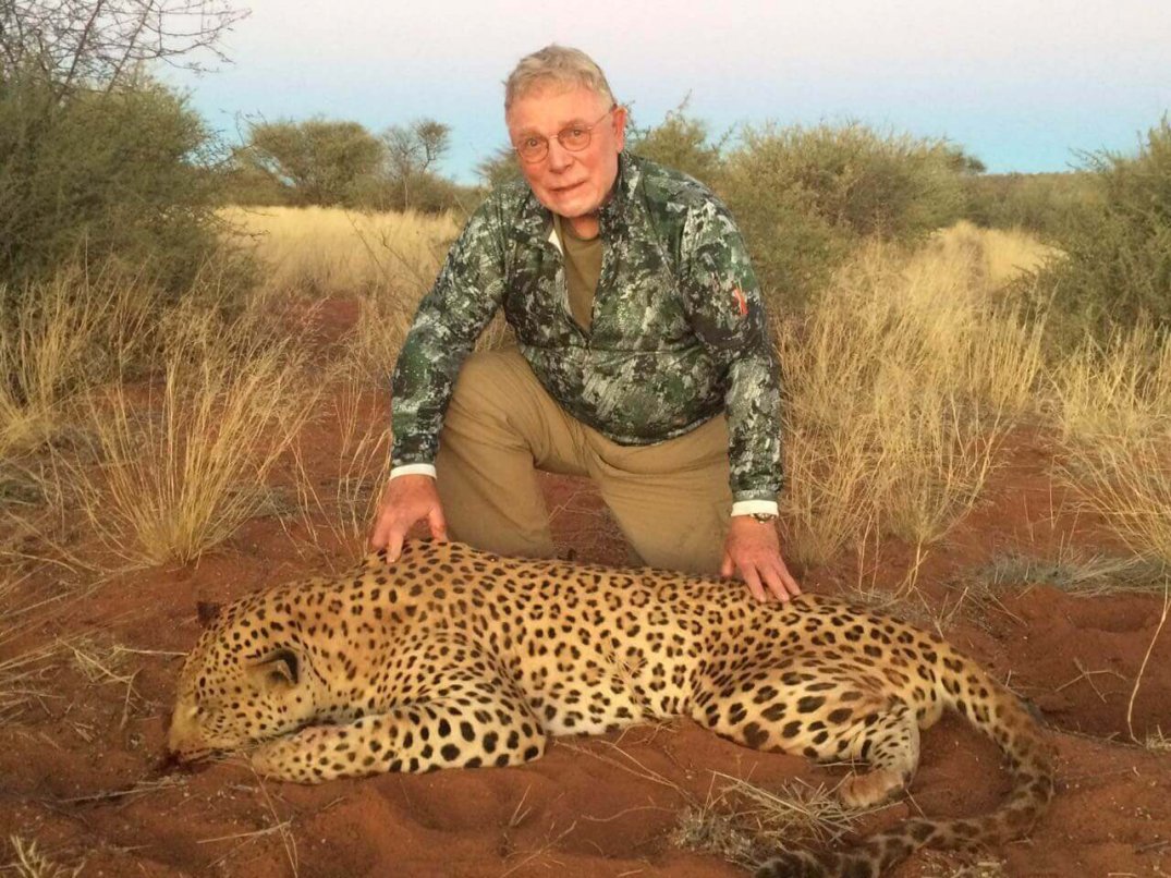 Leopard hunting in Namibia